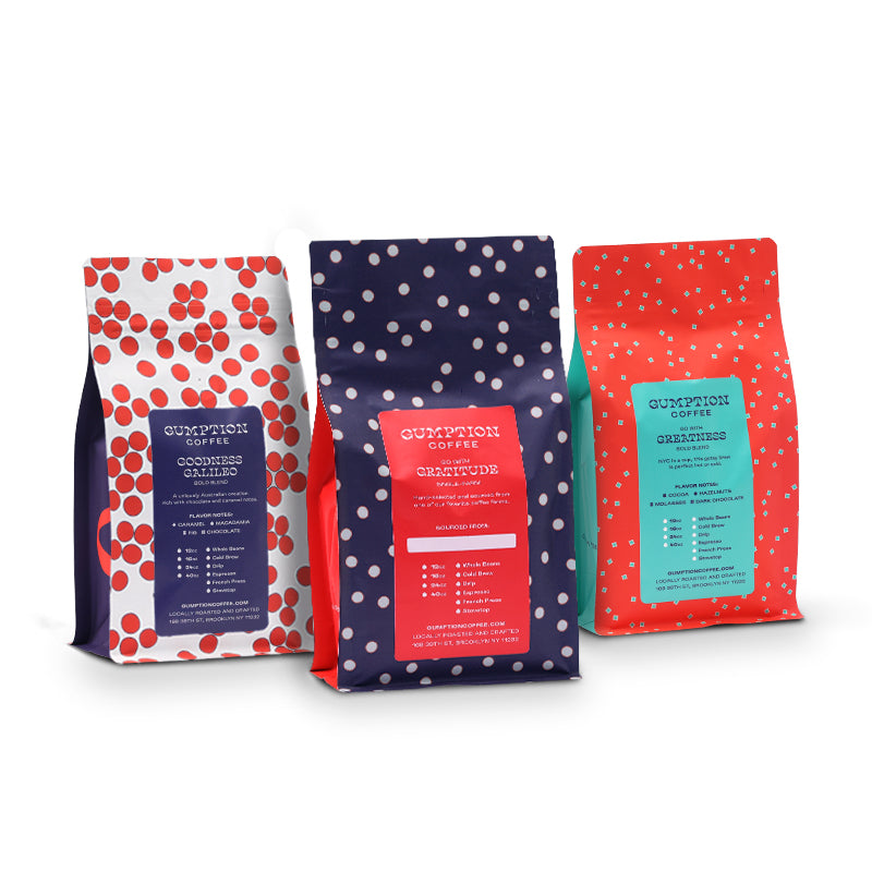 Coffee Bean Trio – Gumption Coffee